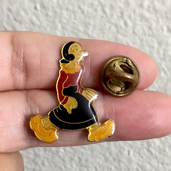 Vintage | Jewelry | Vtg Olive Oyl Pin Of Popeyes | Poshmark